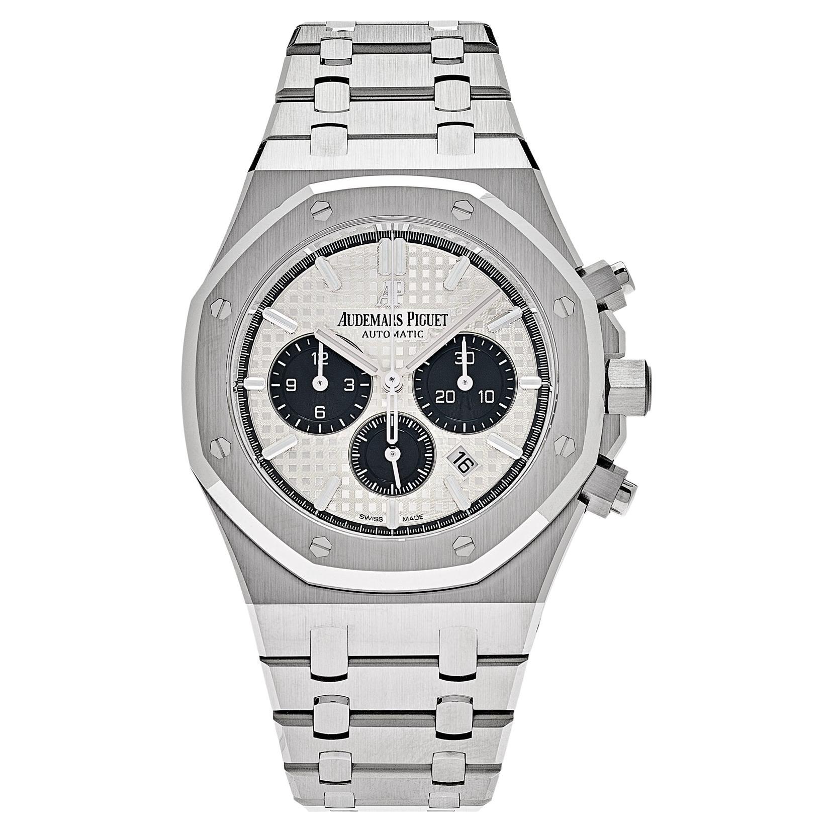 Selfwinding-Chronograph aus Royal Oak von Audemars Piguet aus Stahl mit ...