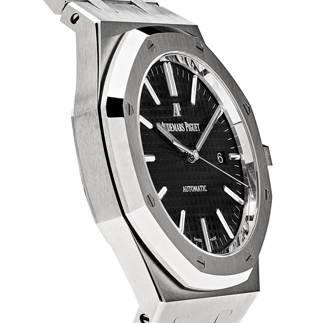 Audemars Piguet Royal Oak Selfwinding Steel Black Dial 15400ST.OO ...