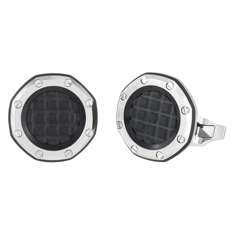 Audemars Piguet Royal Oak Stainless Steel Cufflinks at 1stDibs