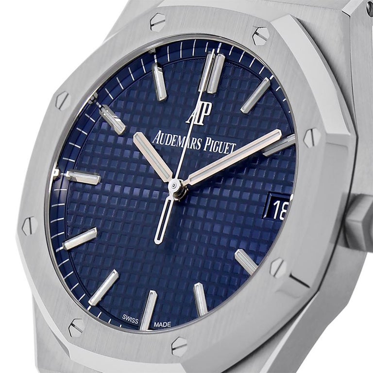Audemars Piguet Royal Oak Steel Blue Dial Watch 15500ST.OO.1220ST.01 at ...