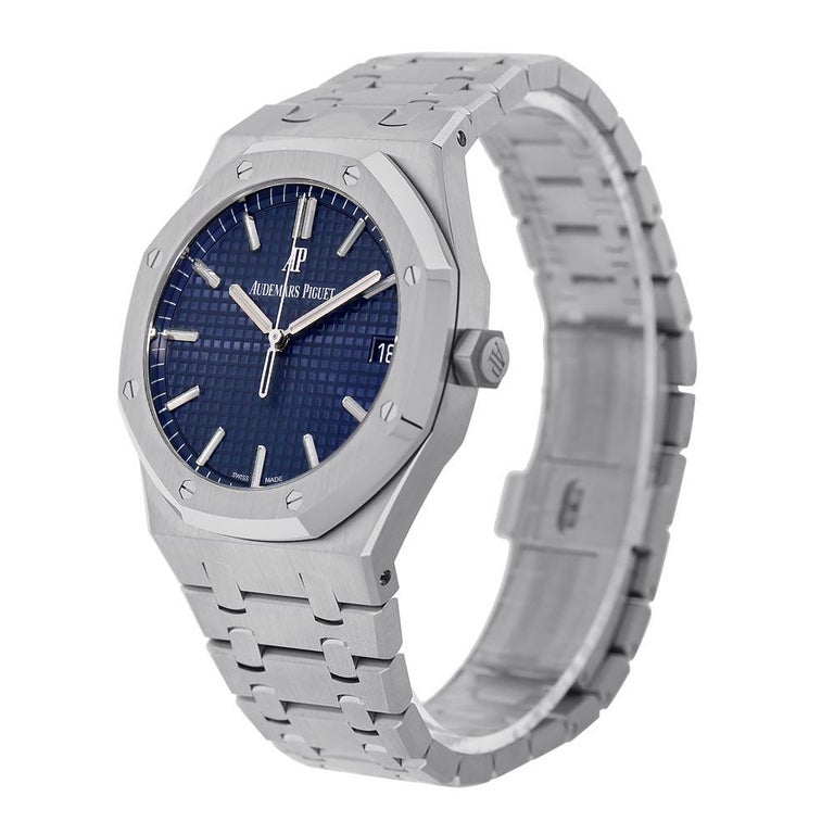 Audemars Piguet Royal Oak Steel Blue Dial Watch 15500ST.OO.1220ST.01 at ...
