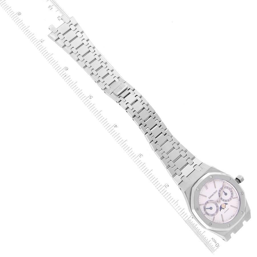 Audemars Piguet Royal Oak Steel Day Date Moonphase Mens Watch 25594ST ...