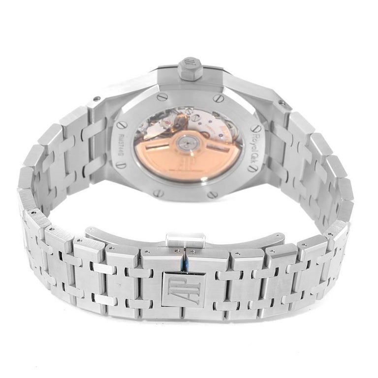 Audemars Piguet Royal Oak Steel Silver Dial Men's Watch 77350ST Unworn ...
