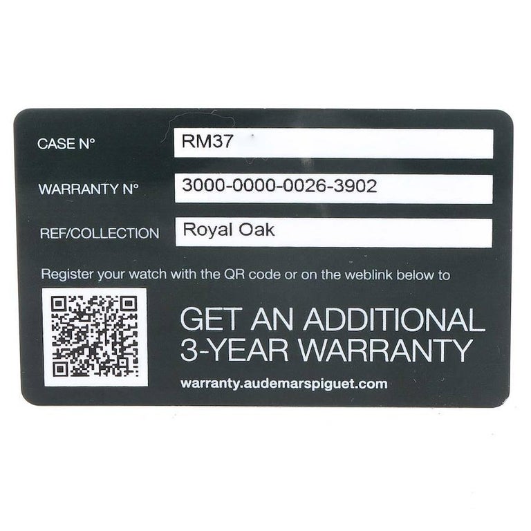 Audemars Piguet Royal Oak Steel Silver Dial Men's Watch 77350ST Unworn ...