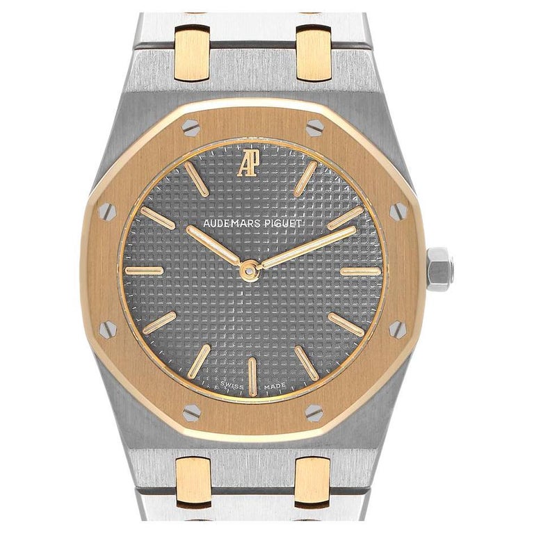 Audemars Piguet Royal Oak Steel Yellow Gold Mens Watch 56303SA Box ...