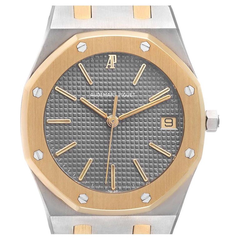 Audemars Piguet Royal Oak Steel Yellow Gold Mens Watch 6023sa Box ...