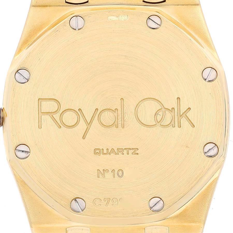 Audemars Piguet Royal Oak Yellow Gold Diamond Mens Watch 56303 Box ...