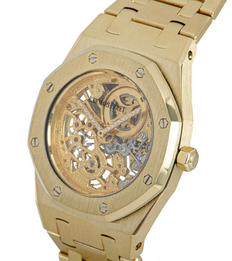 Audemars Piguet Royal Oak Yellow Gold Skeleton Dial 14794BA.OO.0902BA ...