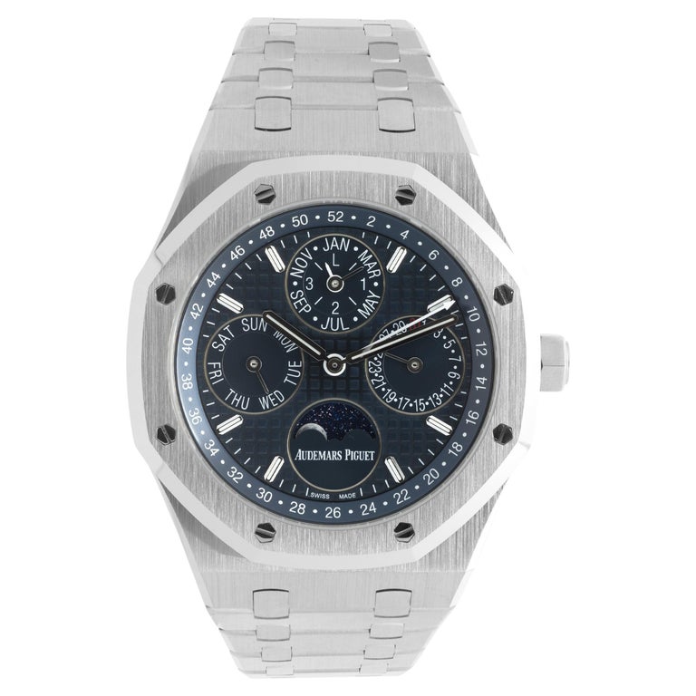 Audemars Piguet Stainless Steel Perpetual Calendar For Sale at 1stDibs