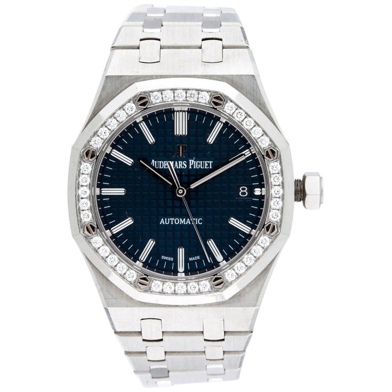 Audemars Piguet Unisex Diamond Royal Oak 15451ST.ZZ.1256ST.03 at 1stDibs