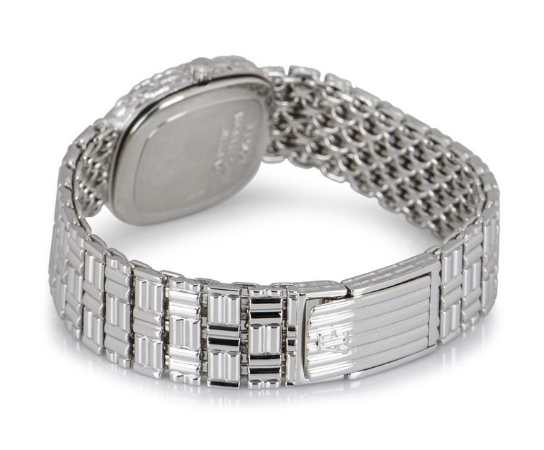 Audemars Piguet White Gold Blue Opal Dial Cocktail Dress Watch at 1stDibs