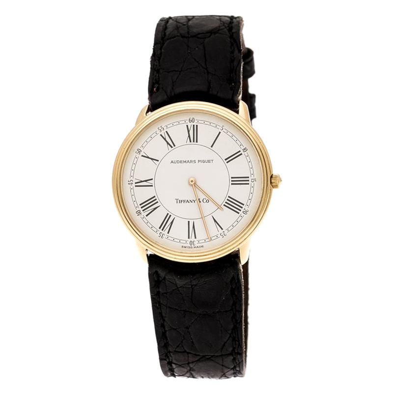 Audemars Piguet White "Tiffany and Co." Edition Men's Wristwatch 31 mm ...