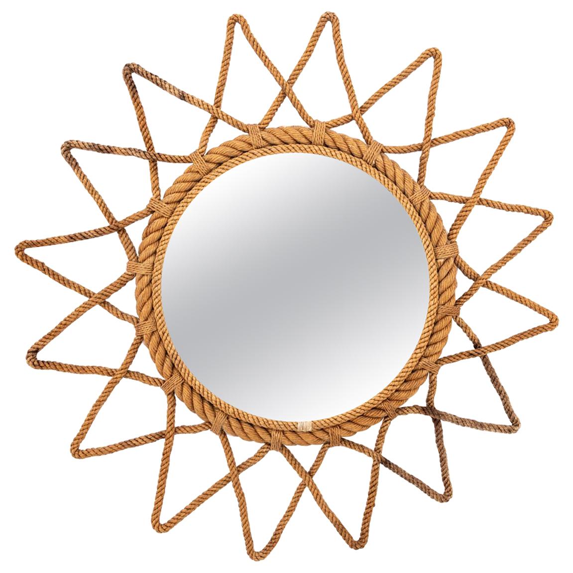 Vintage Starburst Mirror by Twos Company at 1stDibs