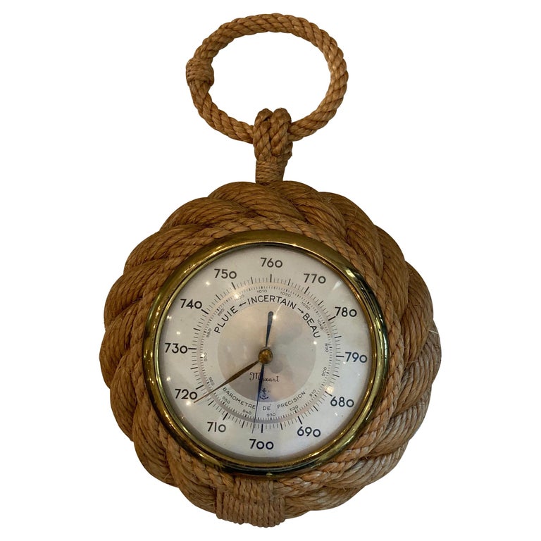 Audoux Minet Rope Barometer at 1stDibs