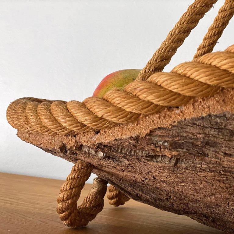 Audoux Minet Rope Catch All Basket For Sale at 1stDibs