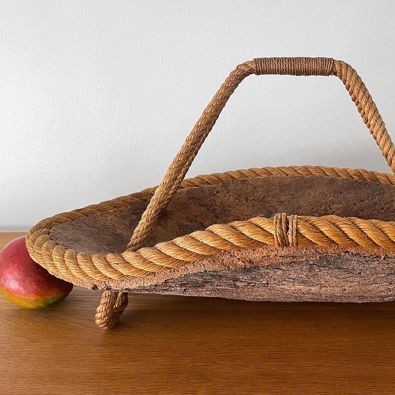 Audoux Minet Rope Catch All Basket For Sale at 1stDibs