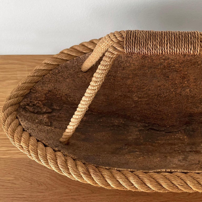 Audoux Minet Rope Catch All Basket For Sale at 1stDibs