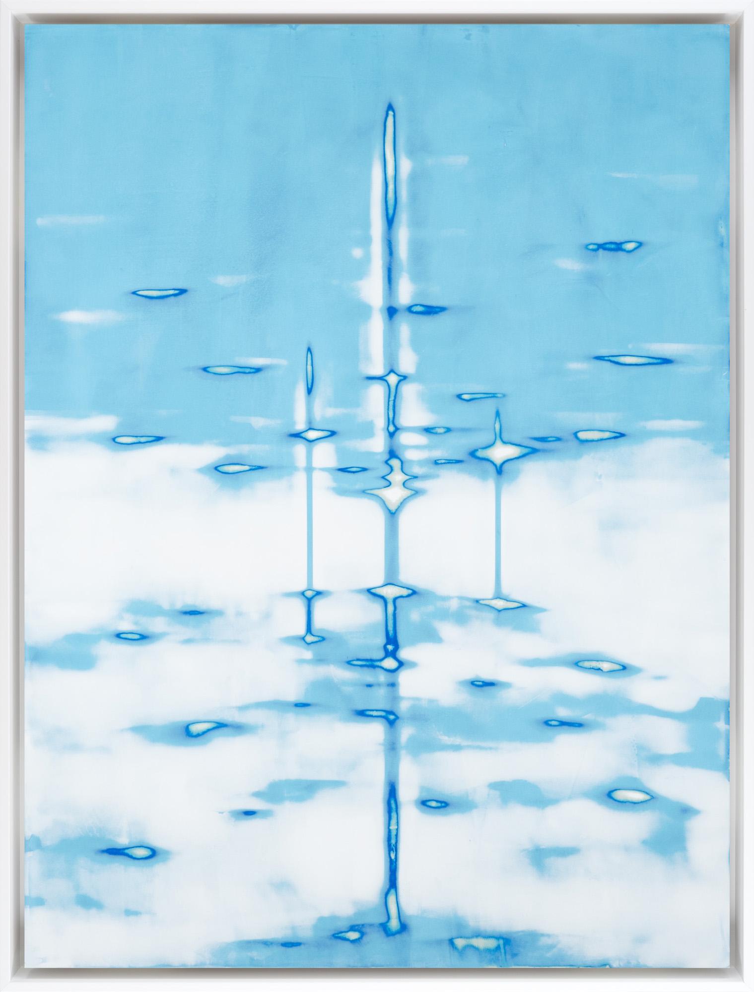 Suk Ja Kang - Every Fall's Wind (Shadow) - Abstract Painting with Gold ...