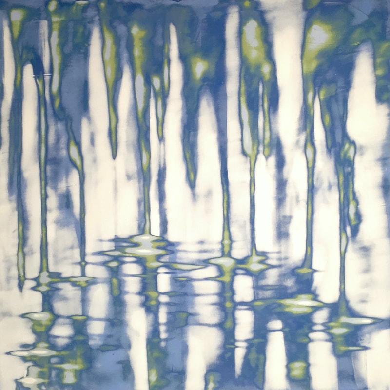 Stephen Brophy - Light Shards (Abstract Acrylic Painting on Panel in ...