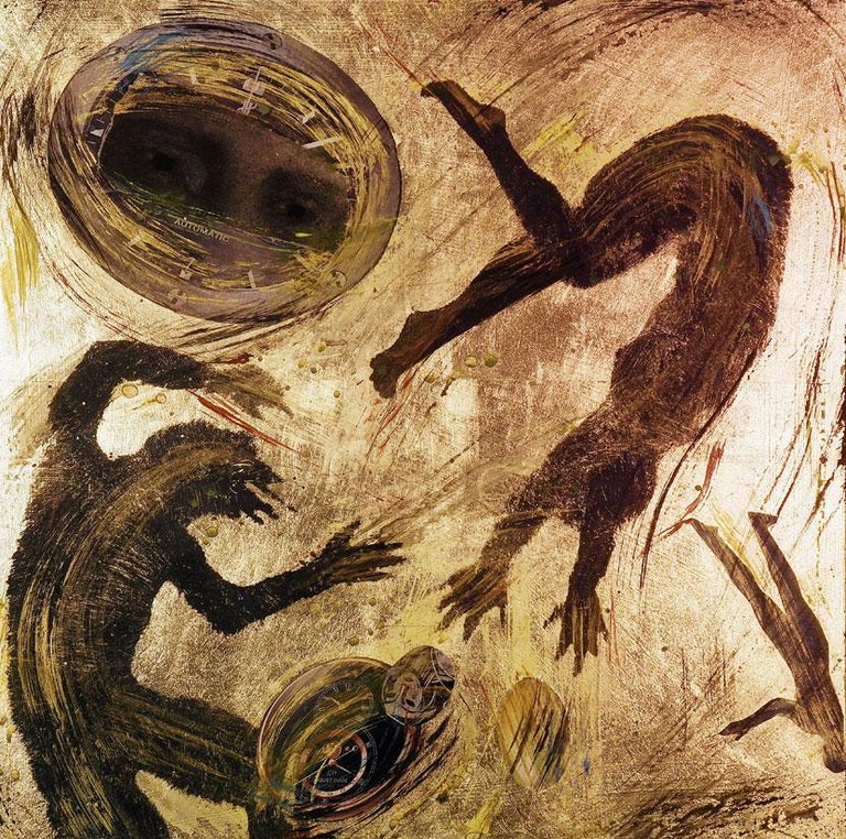 Audrey Anastasi - Time to Leave the Capsule... figures w gold metal ...