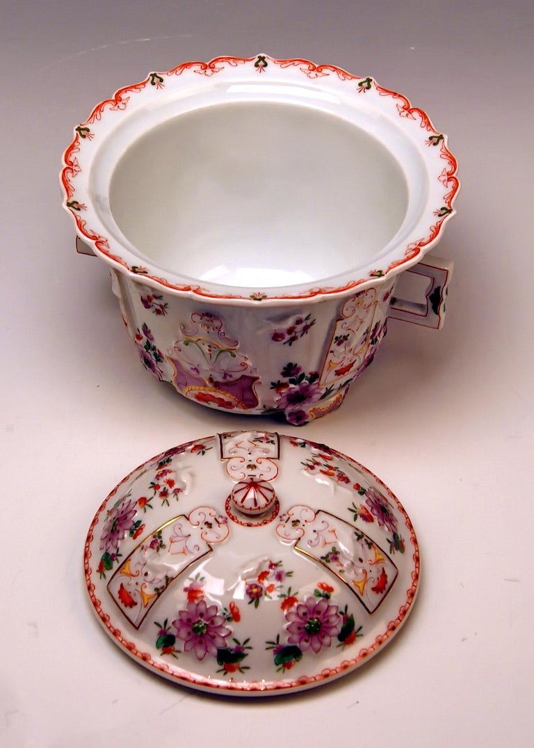 Augarten Vienna Lidded Oil Pot Candy Box Baroque Style Chinese Decor Du ...