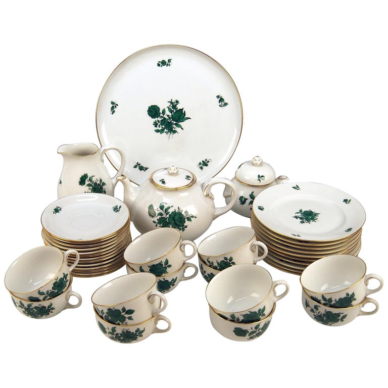 Augarten Vienna Tea Set Twelve Persons Decor Maria Theresia Form ...