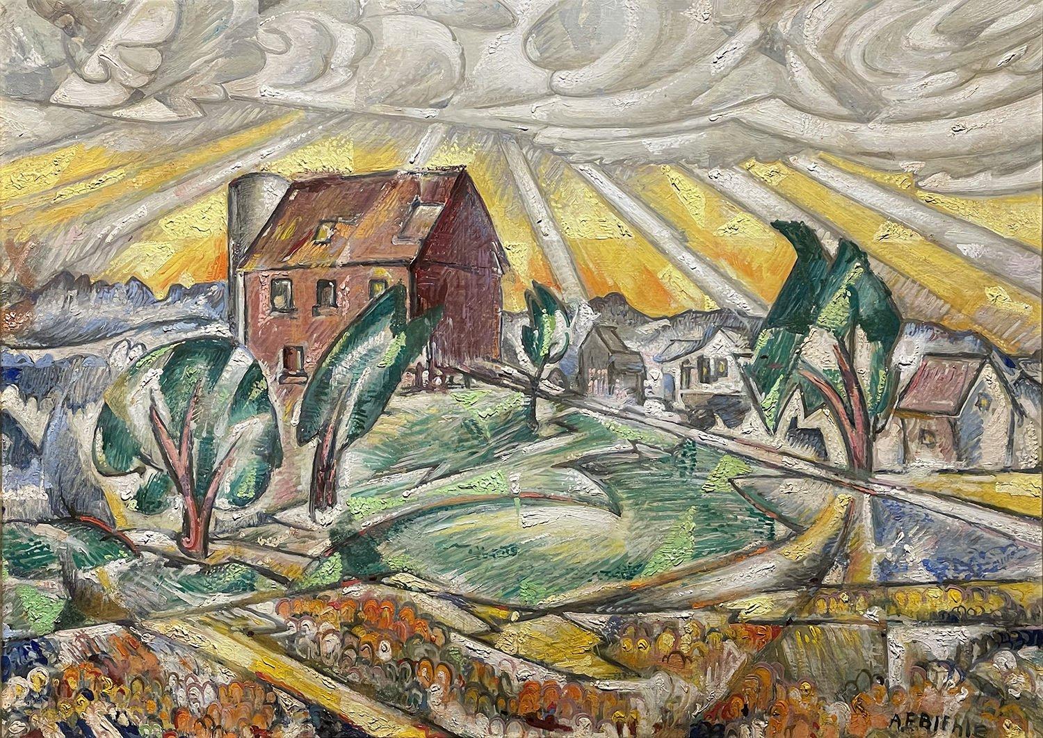 August Biehle - Brandywine Road, Early 20th Century Modernist Landscape ...