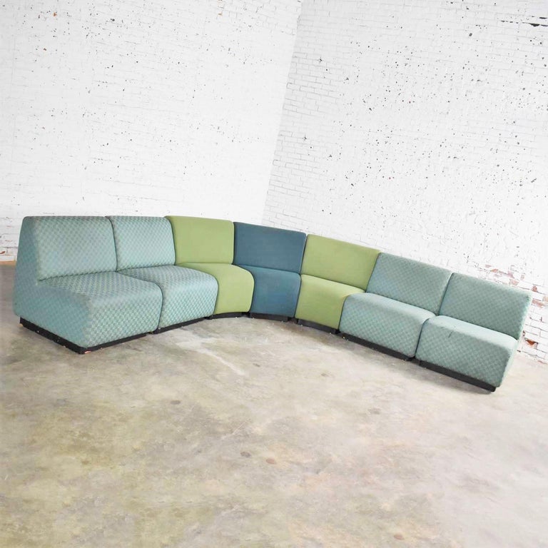 August Inc Modern Modular Sectional Sofa Straight and Wedge Pieces ...