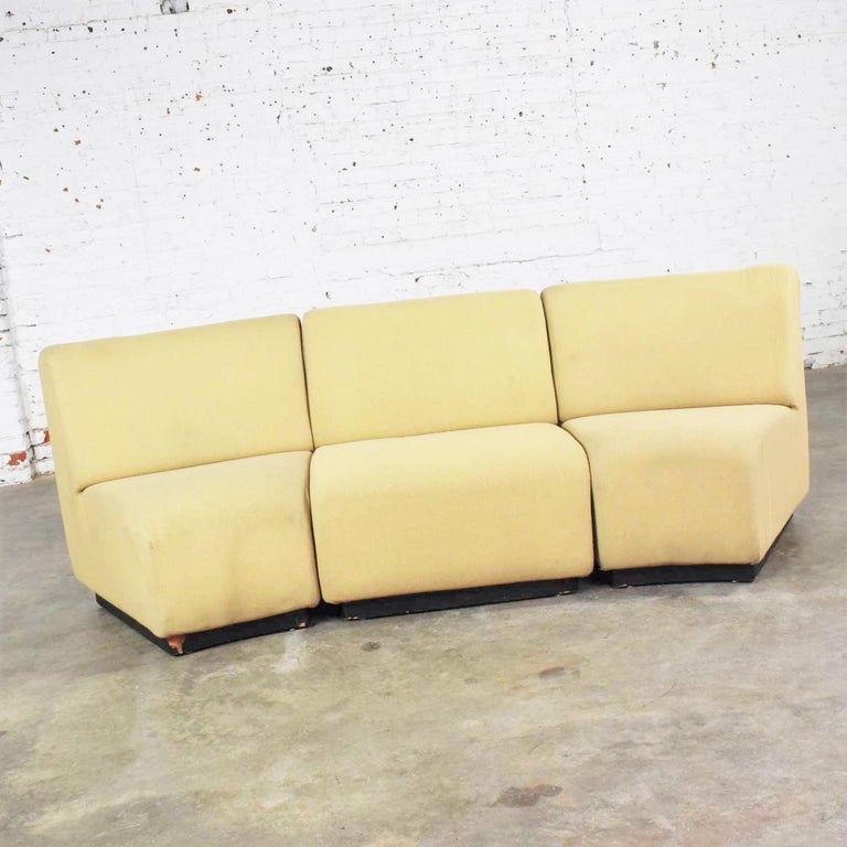 August Inc Modern Modular Sectional Sofa Straight and Wedge Pieces ...