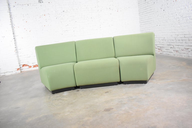 August Inc Modern Modular Sectional Sofa Straight and Wedge Pieces ...