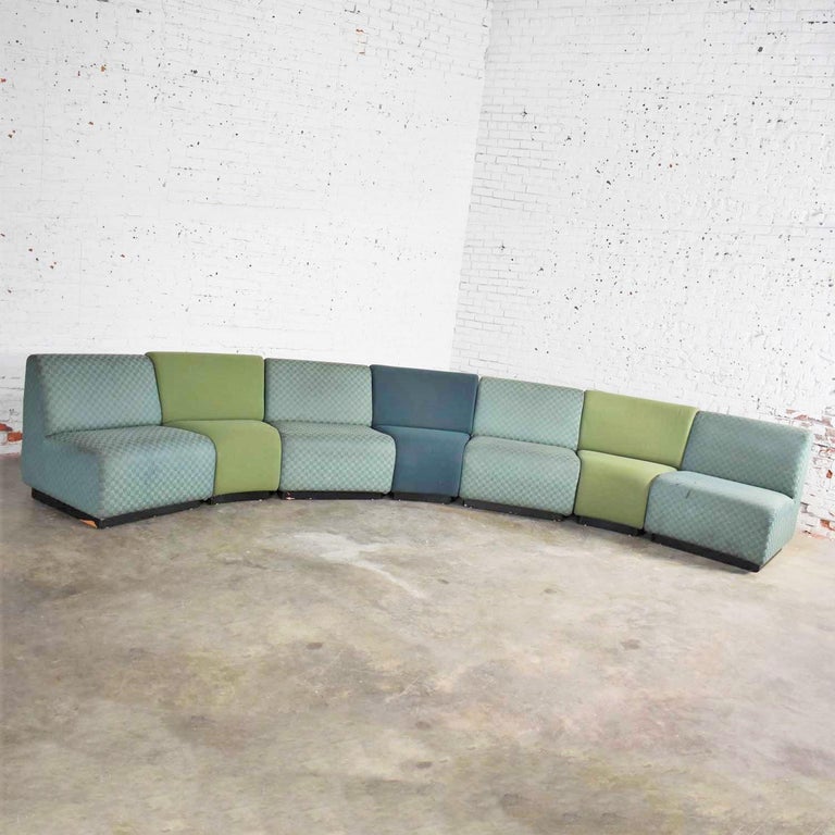 August Inc Modern Modular Sectional Sofa Straight and Wedge Pieces ...