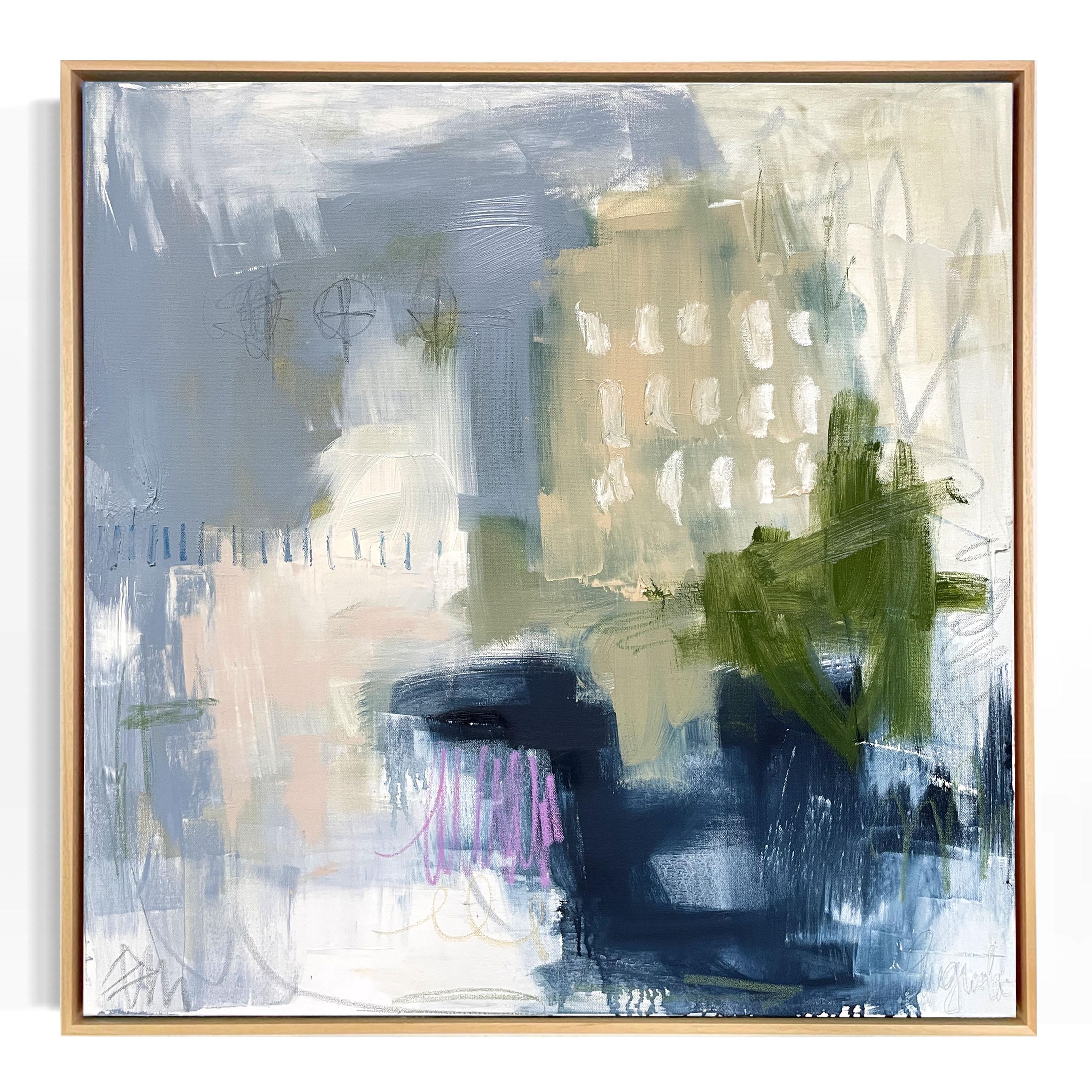 Augusta Wilson - "Blue Ridge Fun", abstract oil painting on canvas For ...