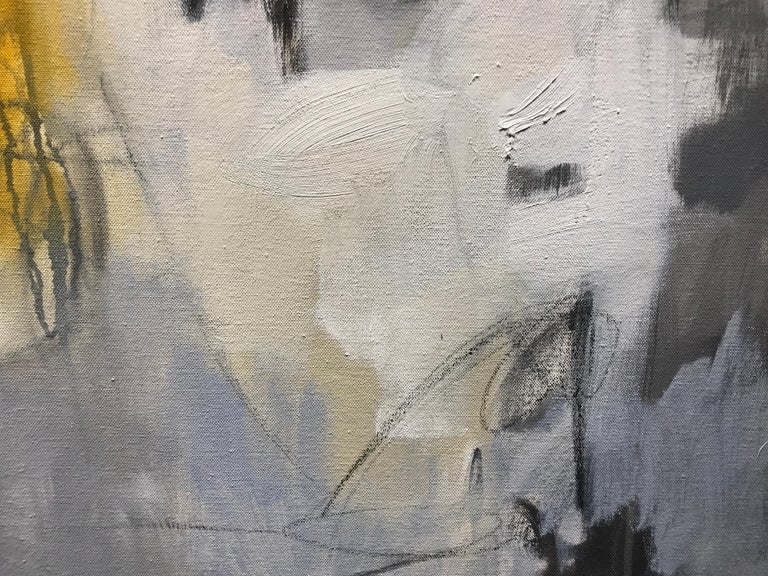 Augusta Wilson - Bruges by Augusta Wilson, Large Abstract Mixed Media ...