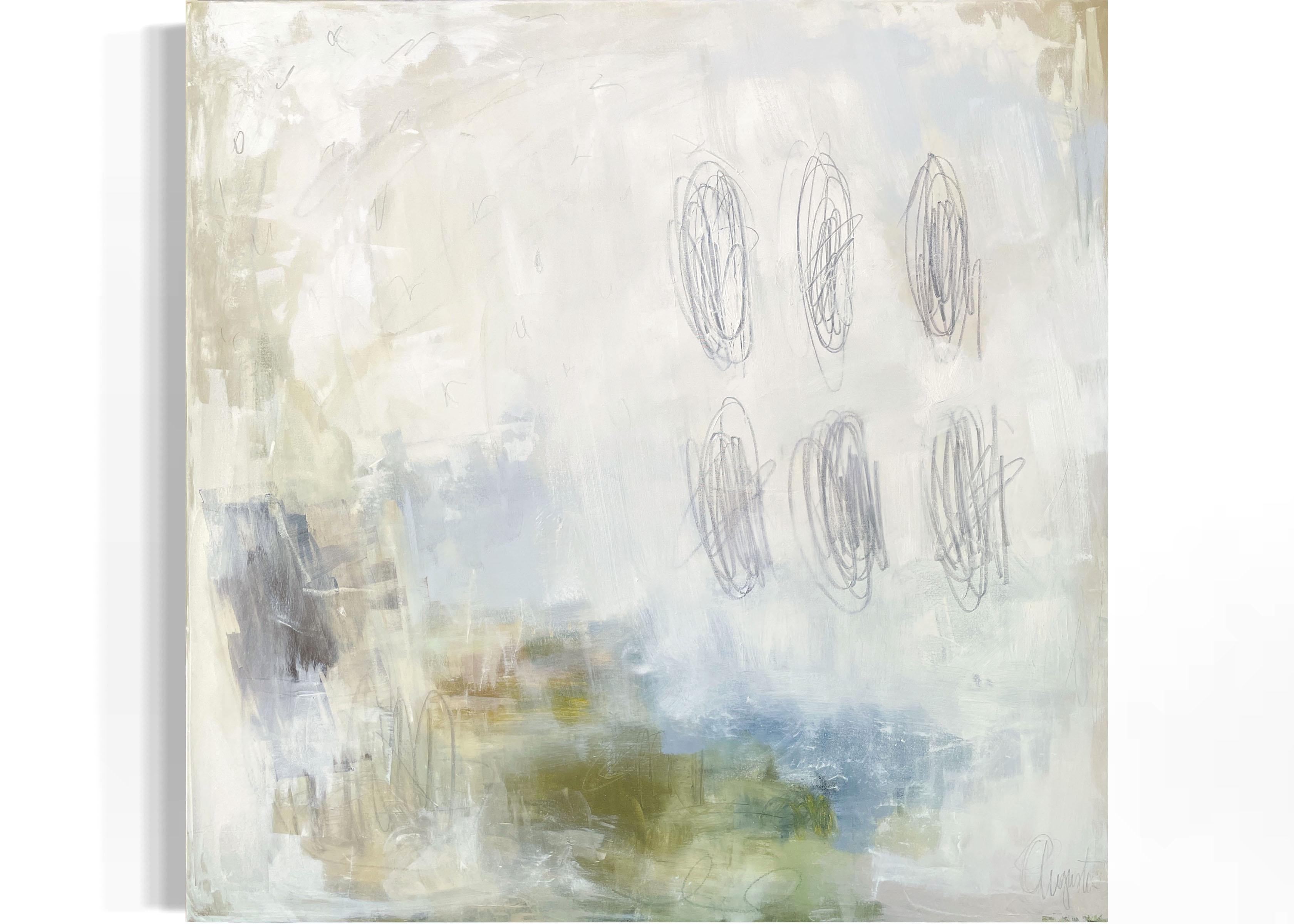 Augusta Wilson - "Confidence", abstract oil painting on canvas For Sale ...