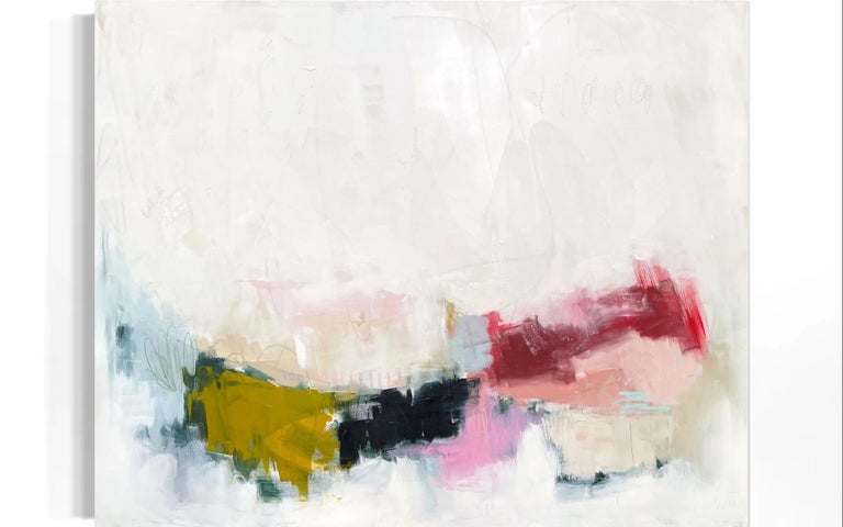 Augusta Wilson - "Cool, Baby" Abstract Oil Painting on Canvas For Sale ...
