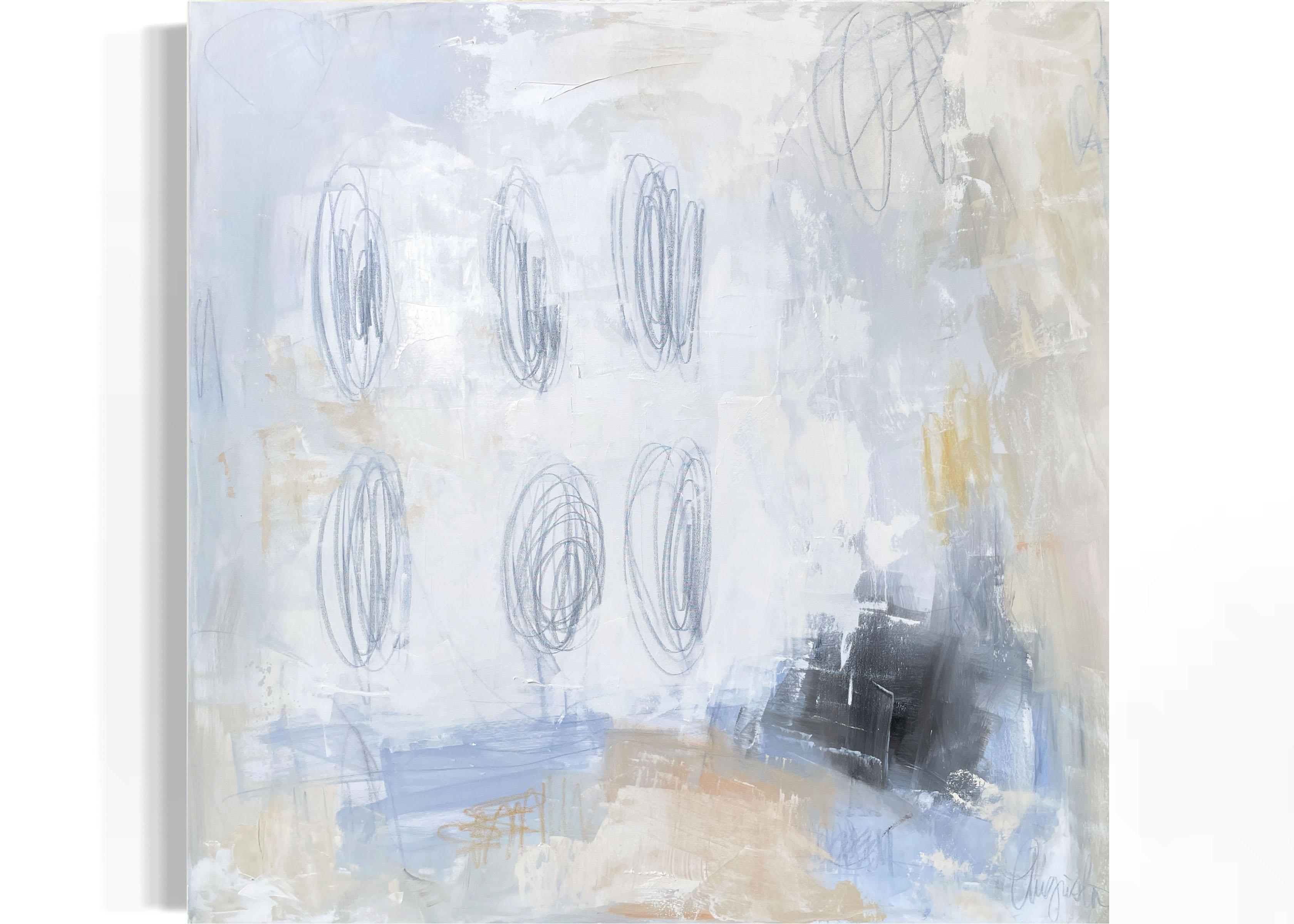 Augusta Wilson - "Effortless", abstract oil painting on canvas For Sale ...