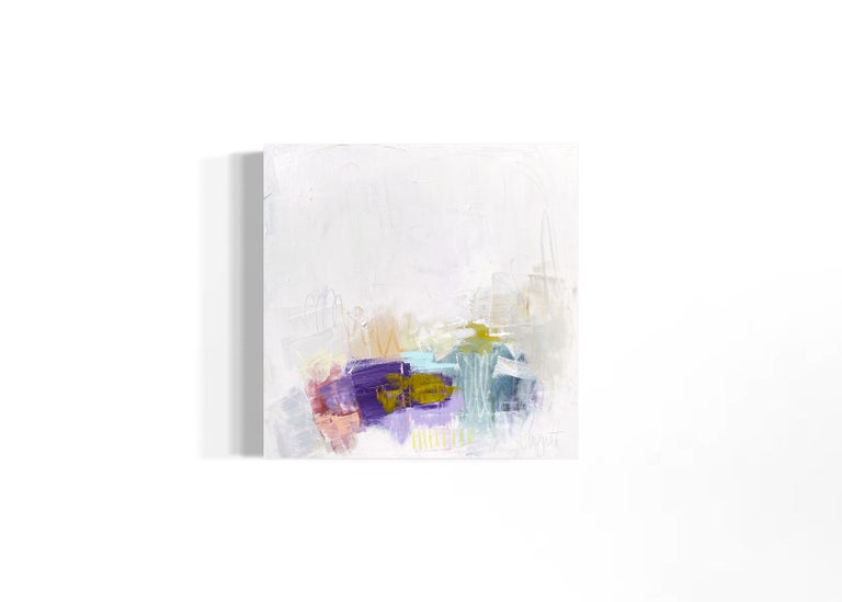 Augusta Wilson - "Let Go, Let Go," Abstract Oil Painting on Canvas, 20 ...
