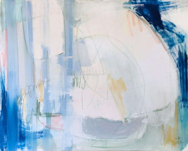 Augusta Wilson - Mood, Augusta Wilson Large Abstract Oil on Canvas ...