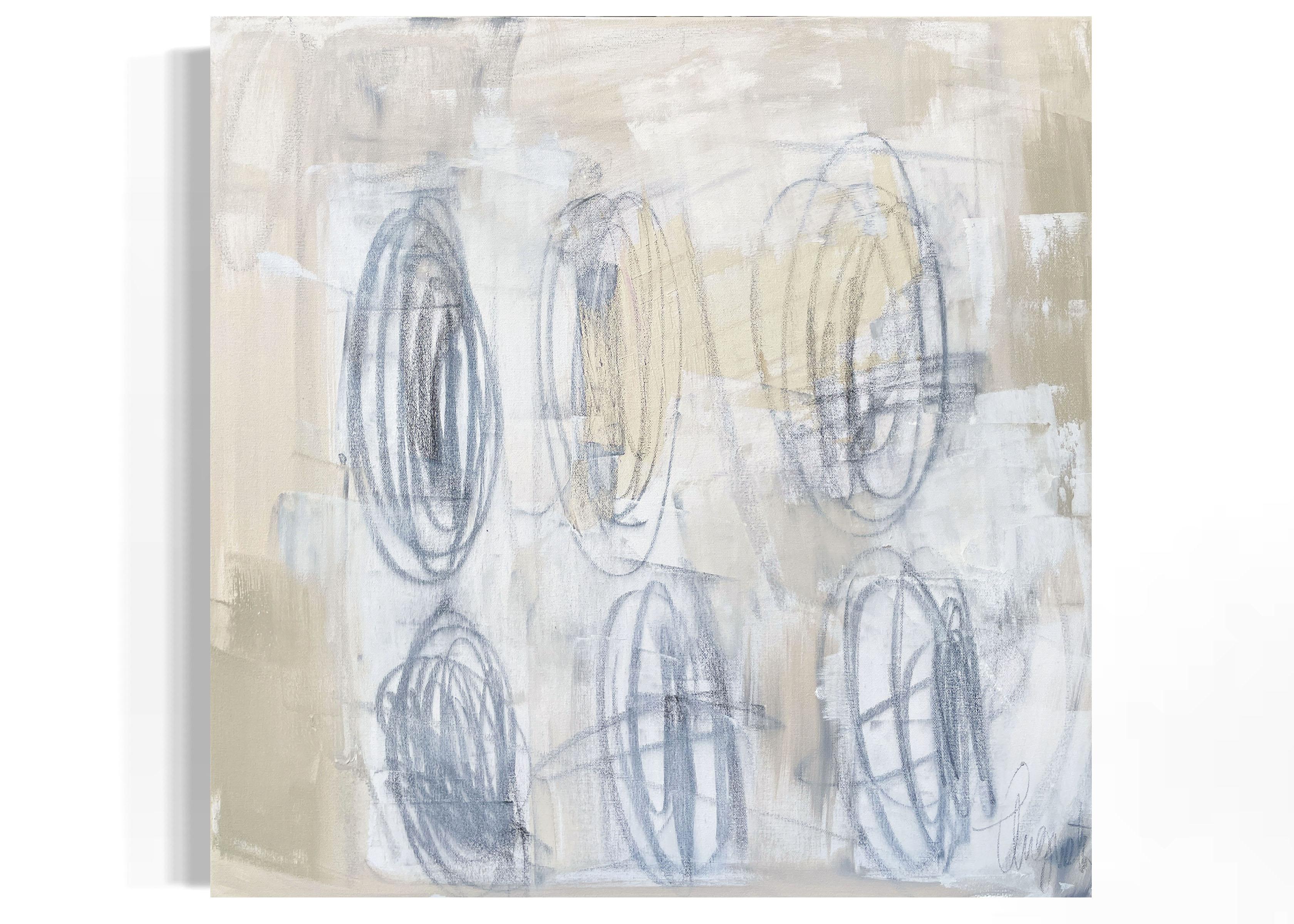 Augusta Wilson - "Vibe", abstract oil painting on canvas For Sale at ...