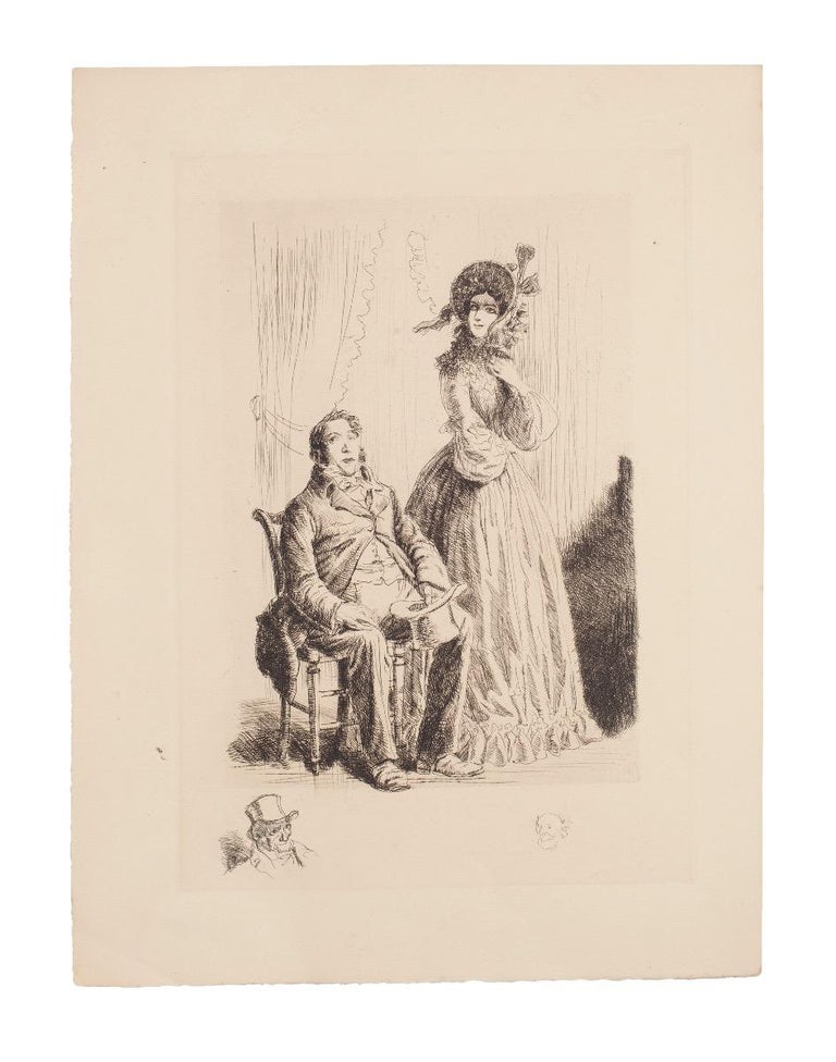 Auguste Brouet - The Rich - Original Etching by Auguste Brouet - Early 20th Century For Sale at ...