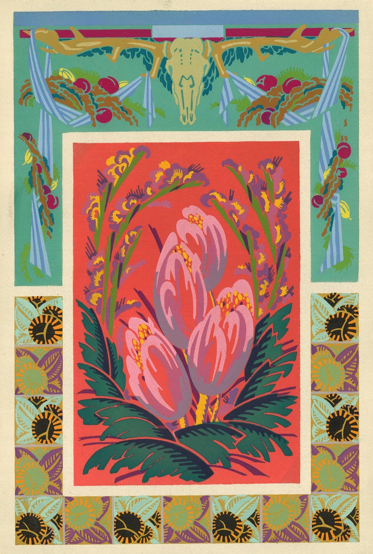 Auguste H. Thomas - Plate 20 from "Formes et Couleurs" For Sale at 1stDibs