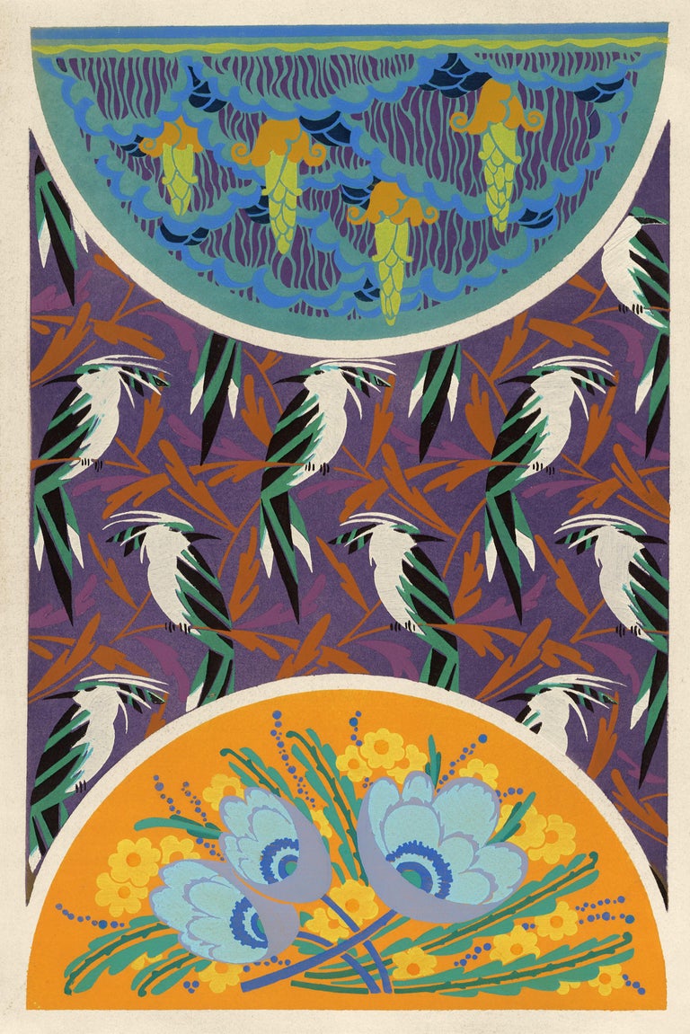 Auguste H. Thomas - Plate 7 from "Formes et Couleurs" For Sale at 1stDibs