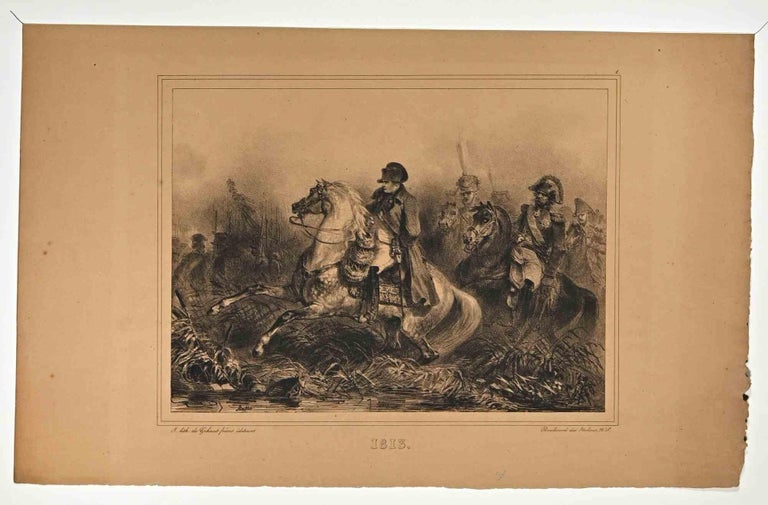 Auguste Raffet - 1813 - Napoléon - Original Lithograph by Auguste ...