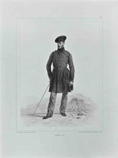 Auguste Raffet - Portrait of Léon Lalanne - Original Lithograph by ...