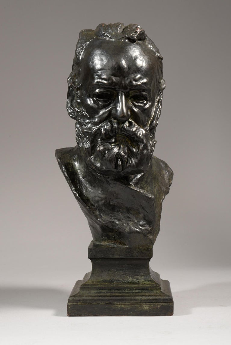Auguste Rodin, 1840-1917 - Bust Of Victor Hugo "To The Illustrious ...