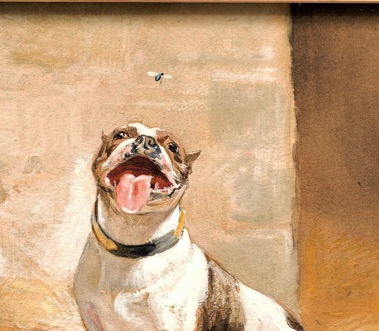 Auguste Vimar - “The Bulldog and the Fly” circa 1900 Auguste Vimar (France, 1851-1916) For Sale ...