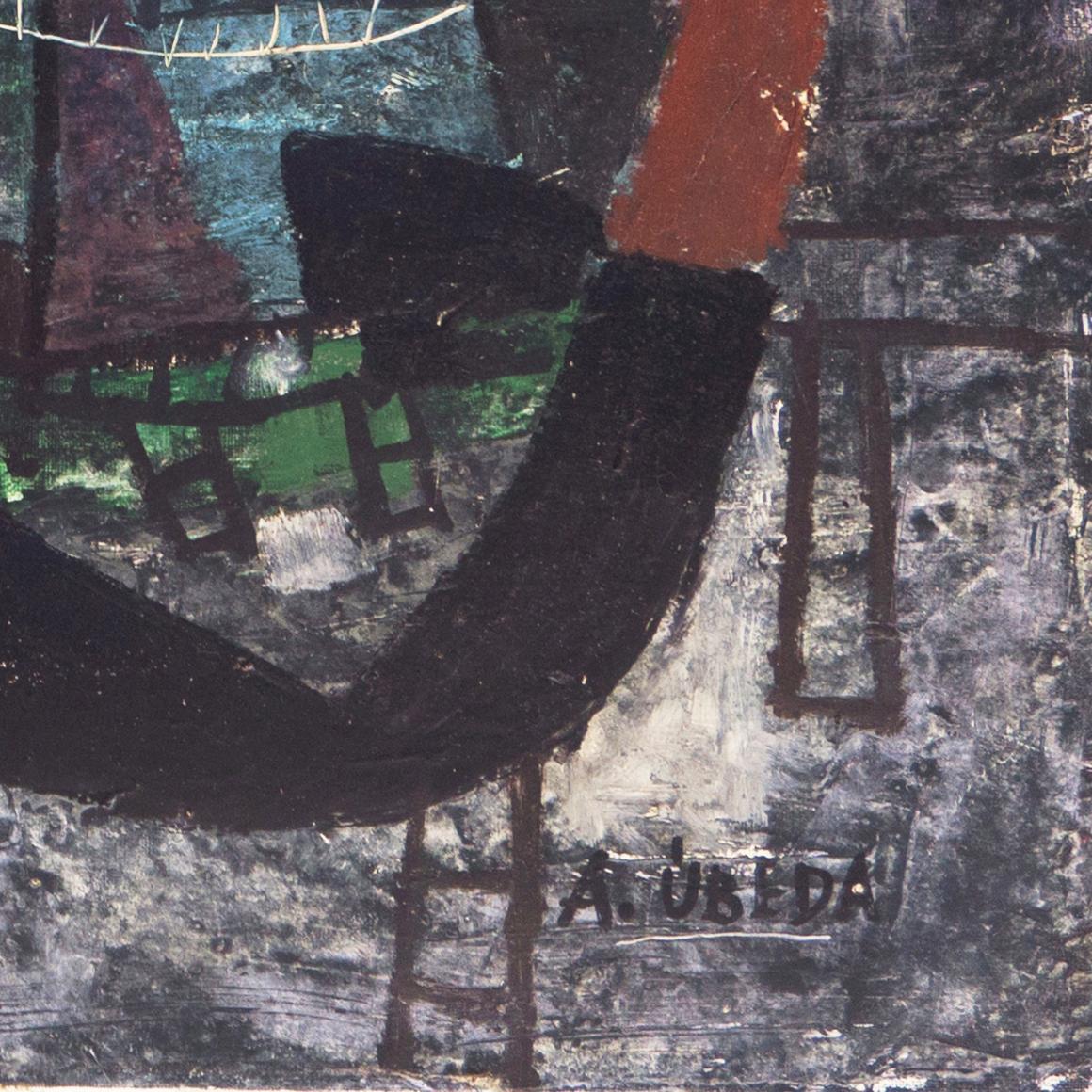 Augustin Ubeda - 'Parade of the Bulls', Paris, Spanish Surrealist, Ex ...