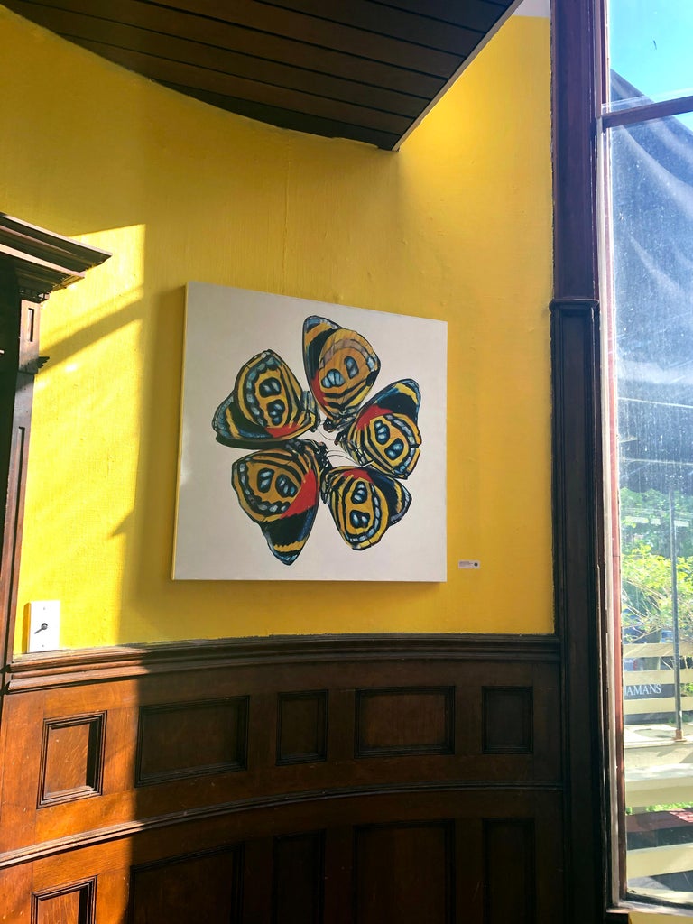 Augustina Droze - Contemporary Photorealist Oil Painting Moths Female ...