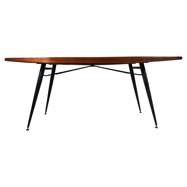 Augusto Bozzi 'Attr.', Rare Fifties Wooden Table For Sale at 1stDibs