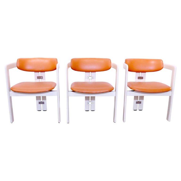 Augusto Savini for Pozzi Set of Six 'Pamplona' Dining Chairs, Italian ...